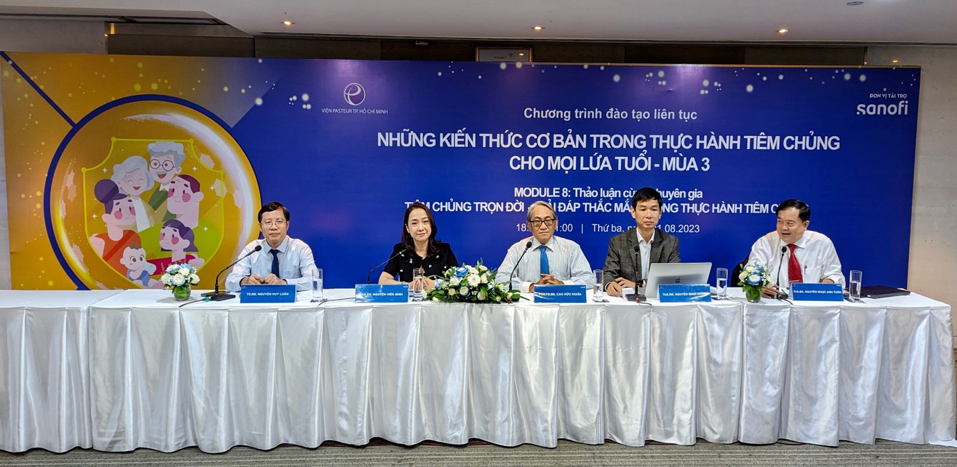 KHOÁ ĐÀO TẠO LIÊN TỤC TRỰC TUYẾN “NHỮNG KIẾN THỨC CƠ BẢN TRONG THỰC HÀNH TIÊM CHỦNG CHO MỌI LỨA ...